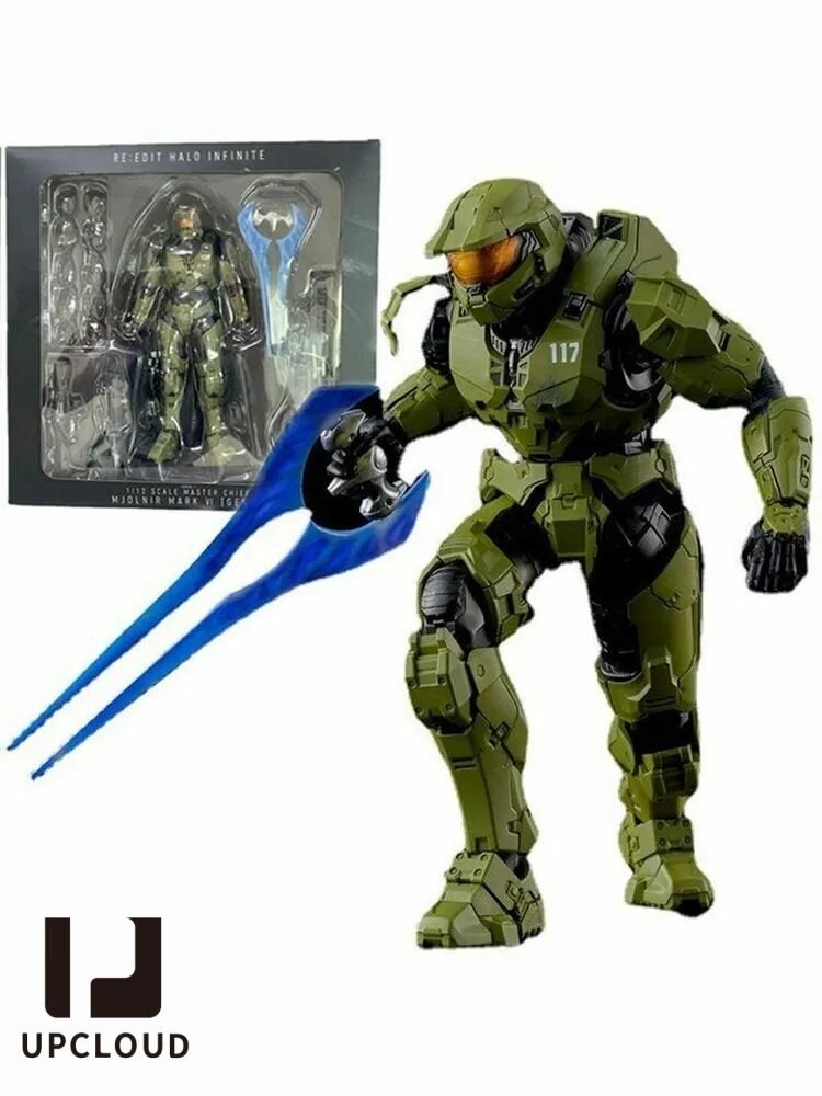 Halo фигурки / UPCLOUD / Фигурка аниме halo 5 Подвижная статуя унтер-офицера 18CM