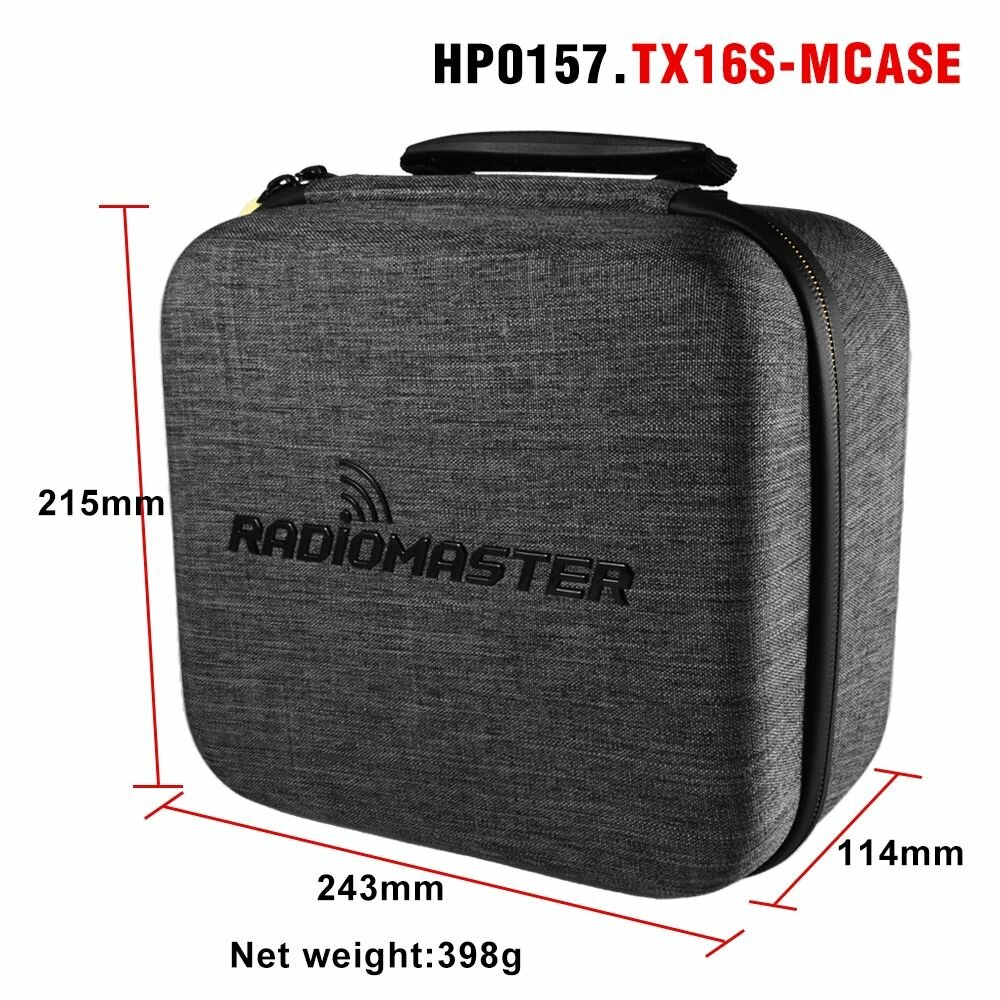 Чехол RadioMaster для пультов TX12 TX16S Boxer Zorro — защитный кейс для радиопередатчиков, хранение и переноска
