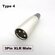3Pin XLR Male Type 4