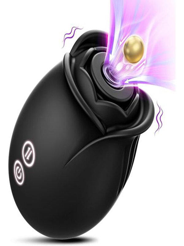 Вибратор Секс-игрушки Для взрослых Toy - Rose Sex Toy Игрушки для Взрослых с 9 Режимами Сосания и 9 Режимами вибрации для Женщин, Многоцветный