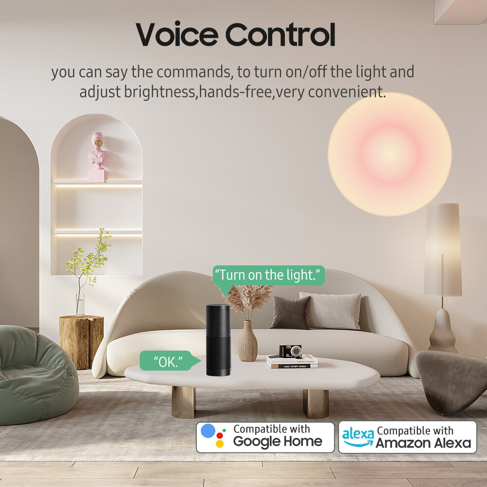 Модуль интеллектуального диммера ZigBee с приложением, пультом дистанционного управления, голосовым управлением, синхронизацией, групповым доступом, совместимостью с Alexa Echo Home для домашнего офиса