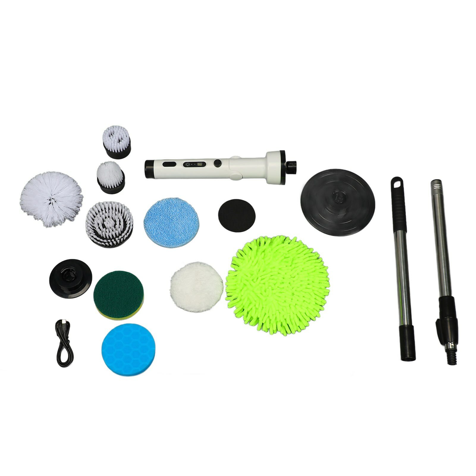 Электрический спин скруббер беспроводной скруббер для душа с заменяемыми щетками.