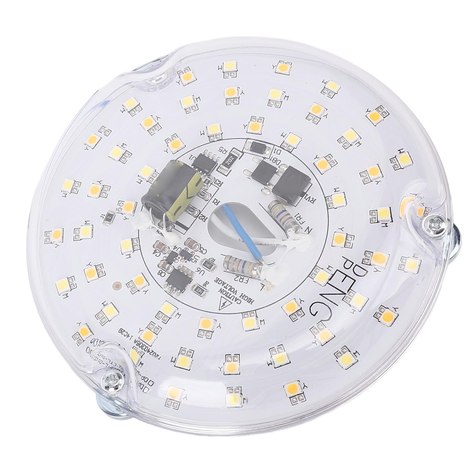 4-дюймовый светодиодный светильник для потолочного вентилятора, сменный 15 Вт 3CCT 3000 К 4000 К 6000 К, 3 цвета, регулируемая яркость, круглый светодиодный потолочный вентилятор, комплект для модернизации 120 В