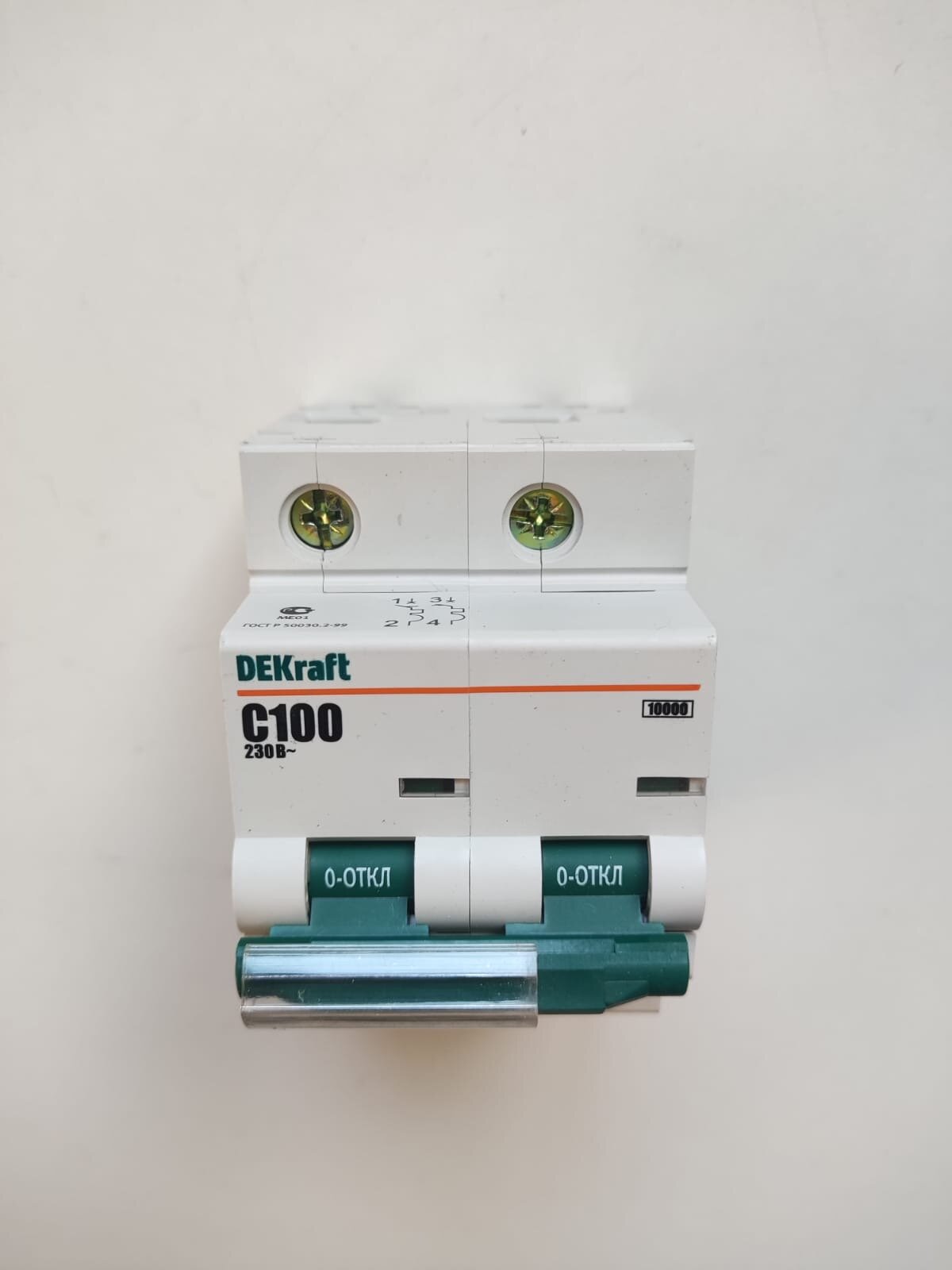 Автоматический выключатель Dekraft c100 230в