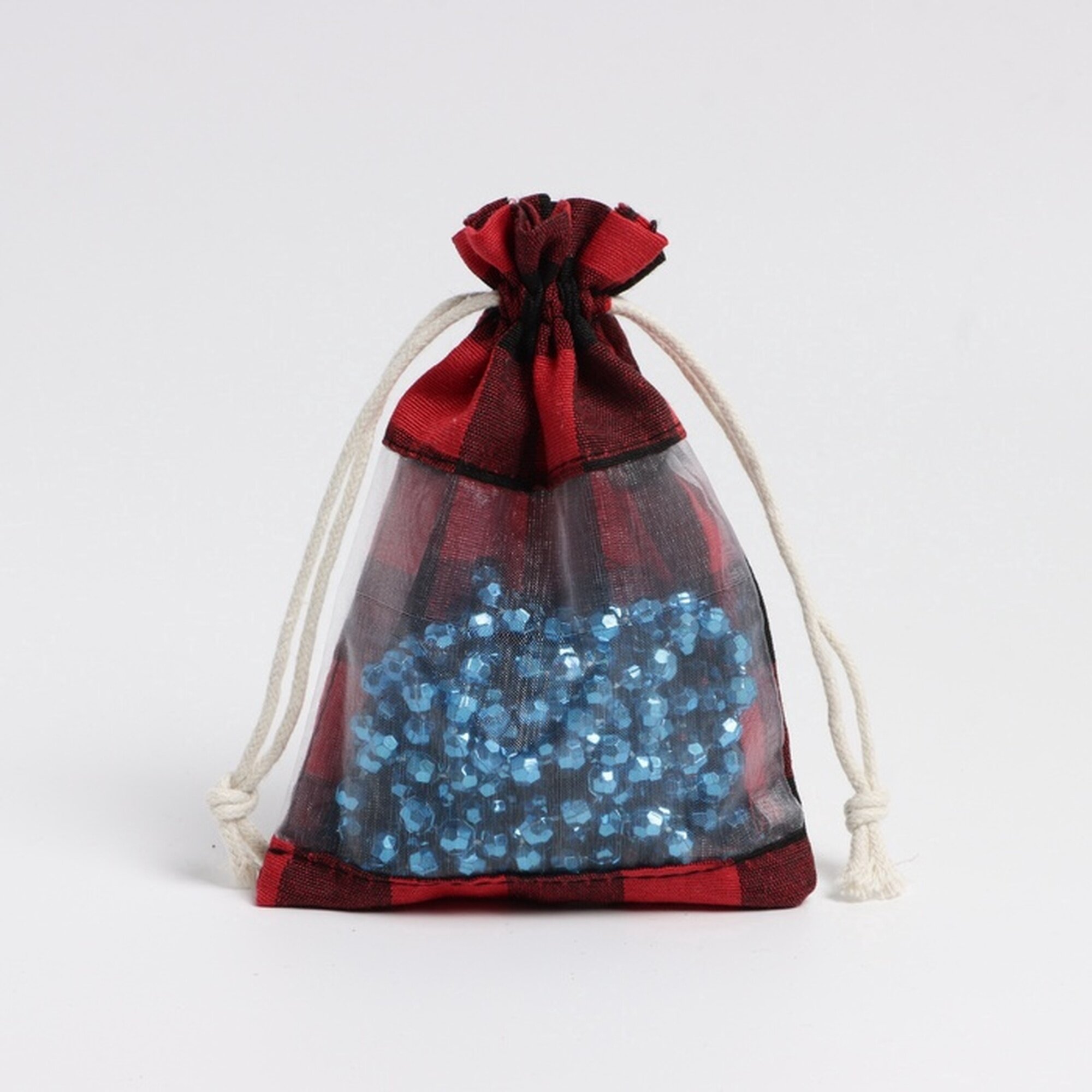 Льняной мешочек для хранения украшений, подарков, трав, 10×14 см, набор из 5 штук