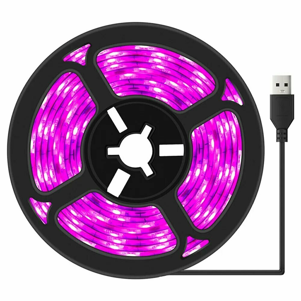 Goolrc, 5 м, без корпуса, 5 В LED, USB лента для роста растений,