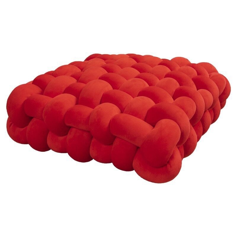 Толстая и мягкая квадратная вязанная подушка: для дивана, подушка и подстилка