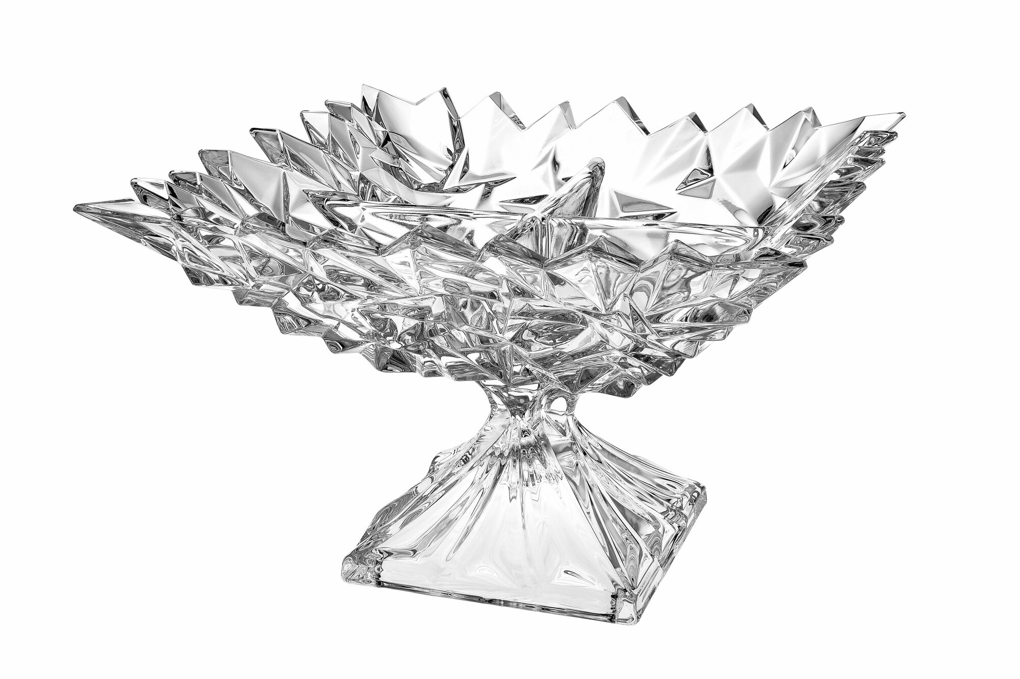 Салатник на ножке "GLACIER", 28 см, хрусталь, Bohemia Jihlava/ ИПХ054