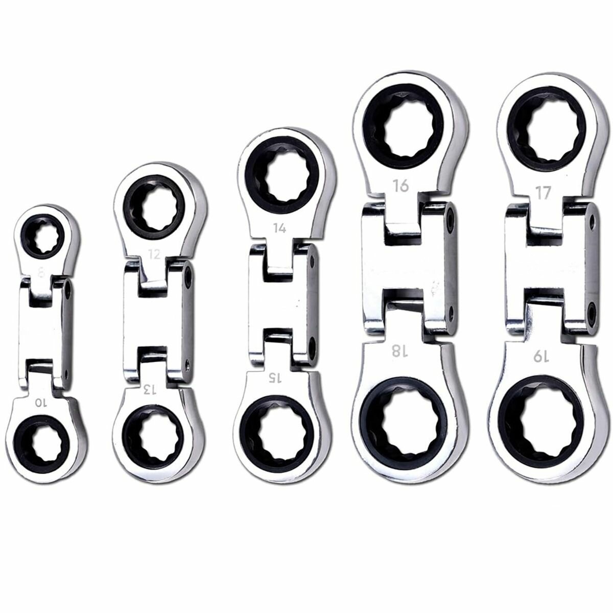 Набор комбинированных ключей Flex- Stubby с храповым механизмом, мини-набор