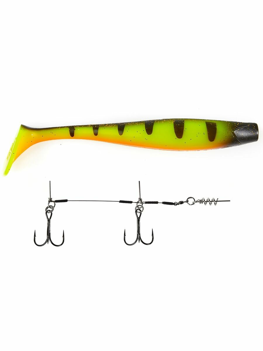Виброхвост LJ 3D BBS Series KUBIRA SWIM SHAD 9,0in (22,86)/PG14 1 шт. в упак.+Stinger L