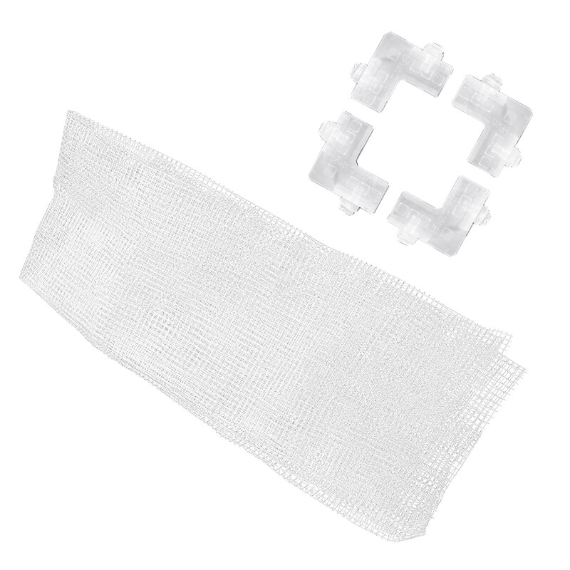 Невидимая Сетка для Аквариумного экрана Прозрачная Рыба для Крышки Аквариума Анти-Прыгающая Сетка Замена DIY Воздушная Сетка Простая в установке