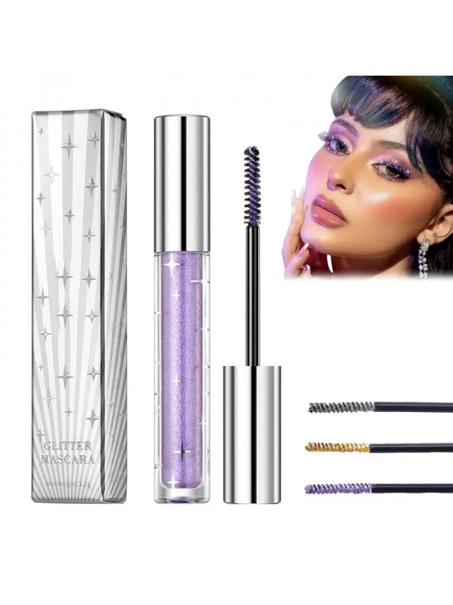 Тушь для ресниц Question Beauty Glitter Mascara