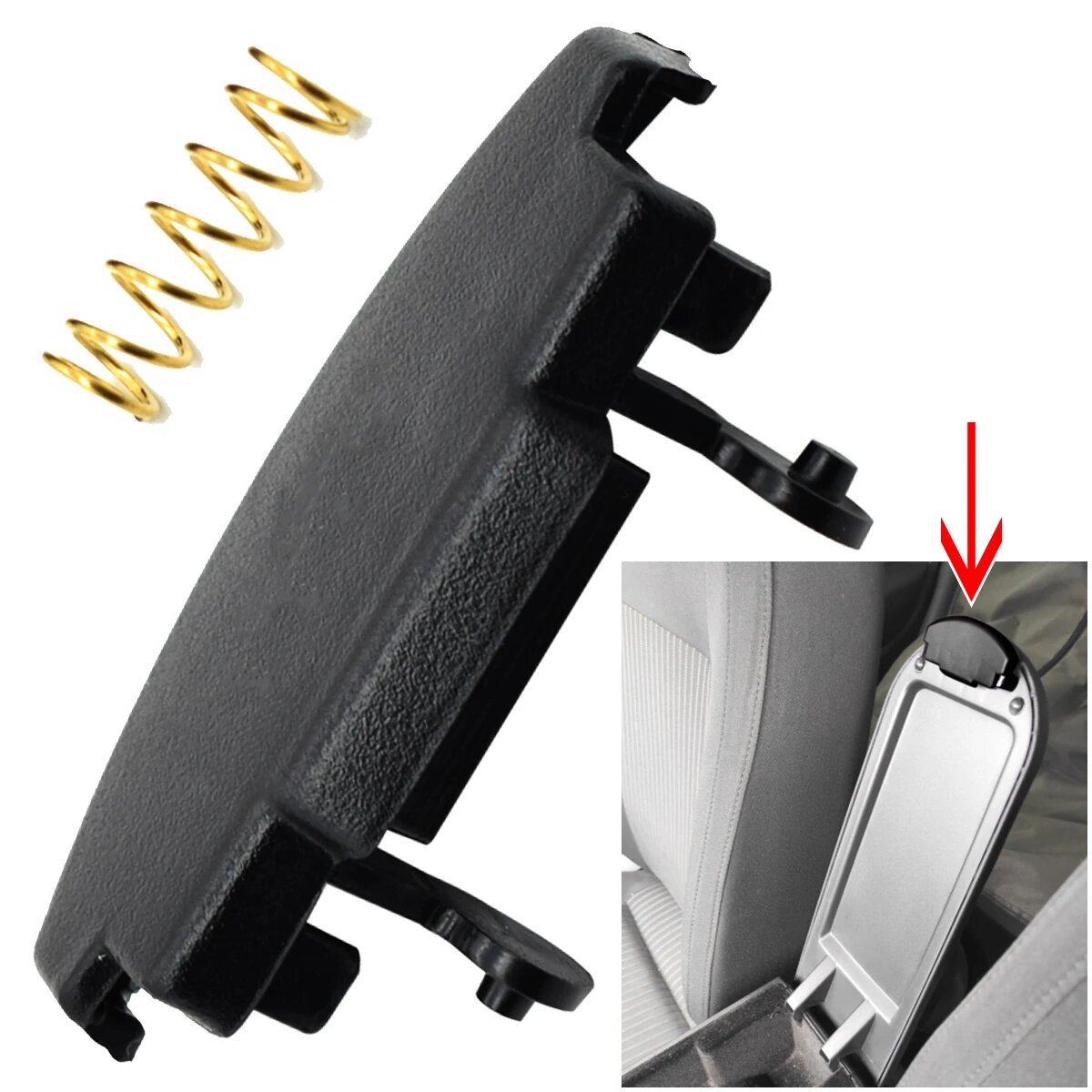 Подлокотник с замком крышки центральной консоли для VW Polo 2010 2011 2012 2013 2014 2015 2016 2017 2018 Golf 4 2002 2003 2004 2005 2006