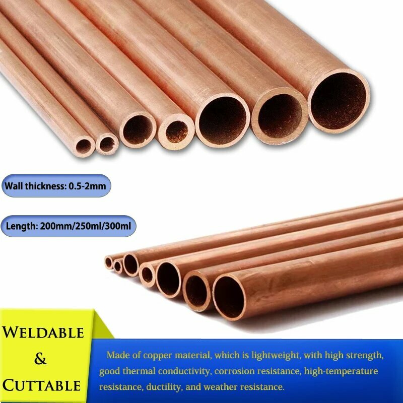 Медные трубы Copper 1-16 мм 12x10x250mm