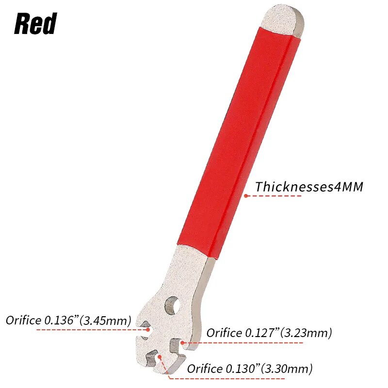 LEBYCLE Ключ для спиц из нержавеющей стали Красный, Red