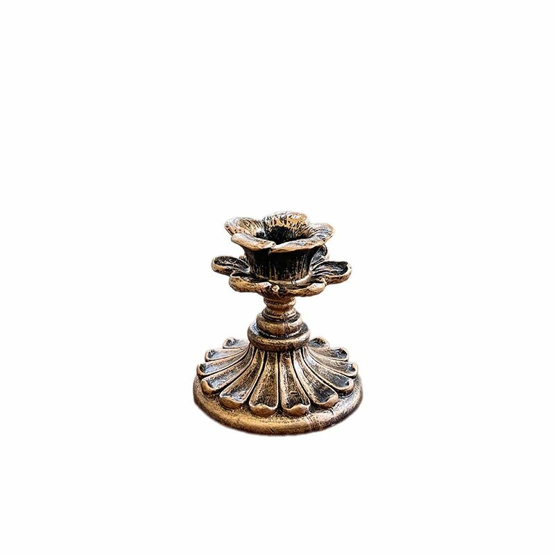 Винтажный подсвечник бронзовый CANAMEK, цвет Style2