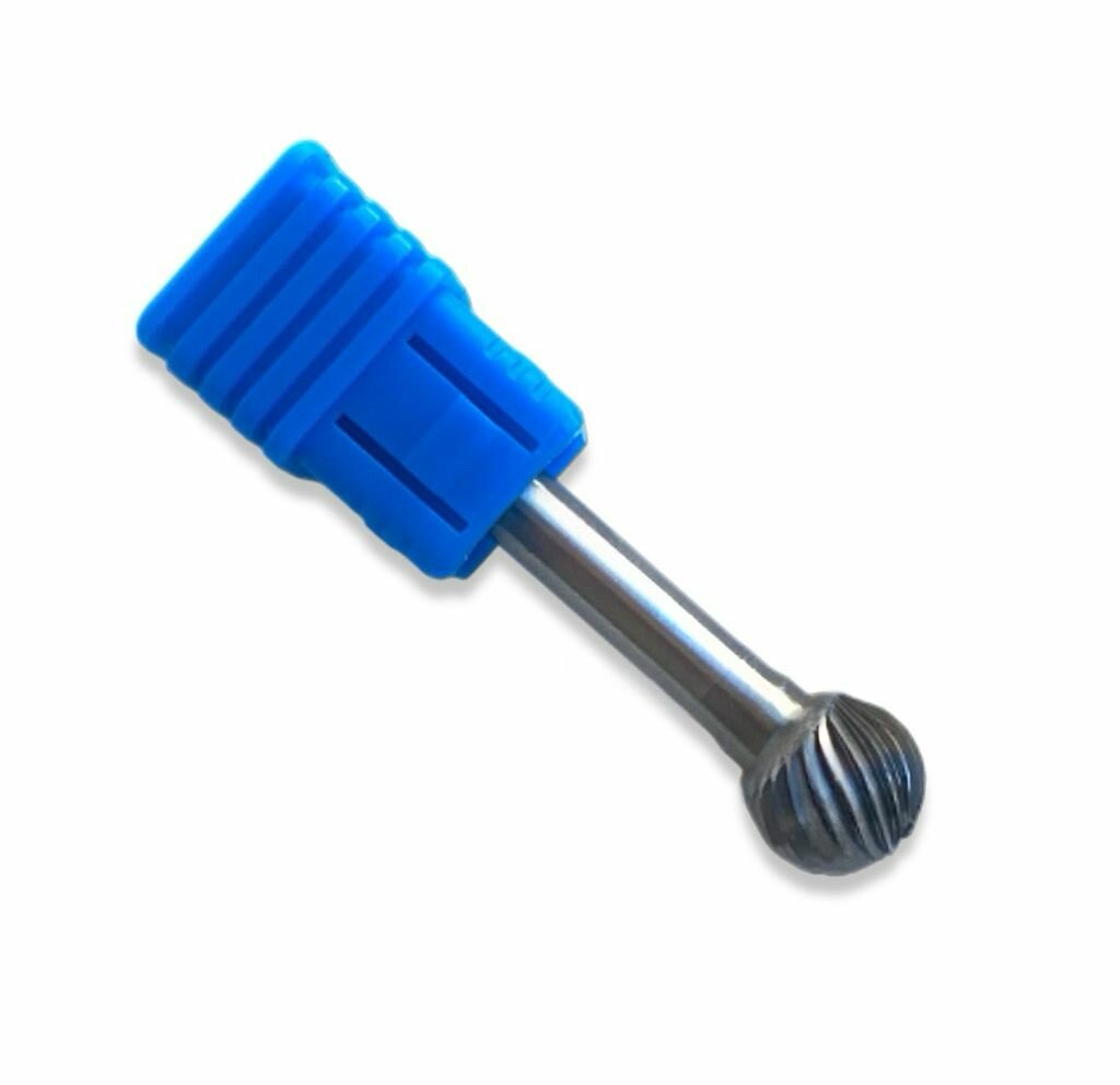 Борфреза (шарошка) по металлу сферическая SINICA D1210M06, тип D, диаметр 12мм, посадочный 6мм