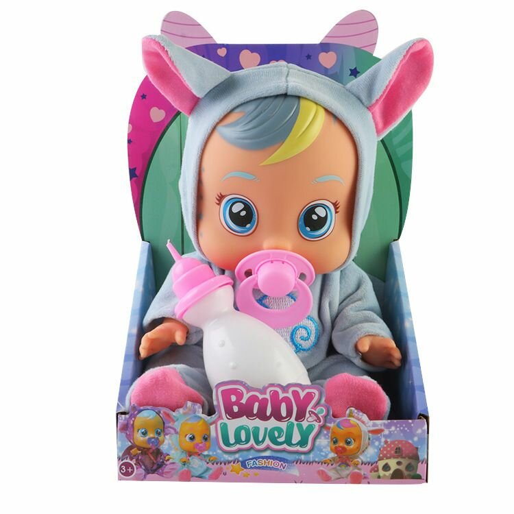 Baby lovely Schoen, интерактивная кукла девочка плачет интерактивная, 30CM