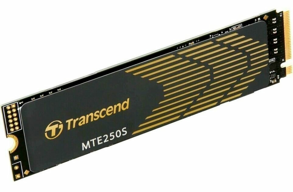 1 ТБ SSD M.2 накопитель Transcend 250S TS1TMTE250S(TS1TMTE250S) - PCI-E 4.0, чтение - 7200 Мб/с, запись - 6200 Мб/с, 3D NAND