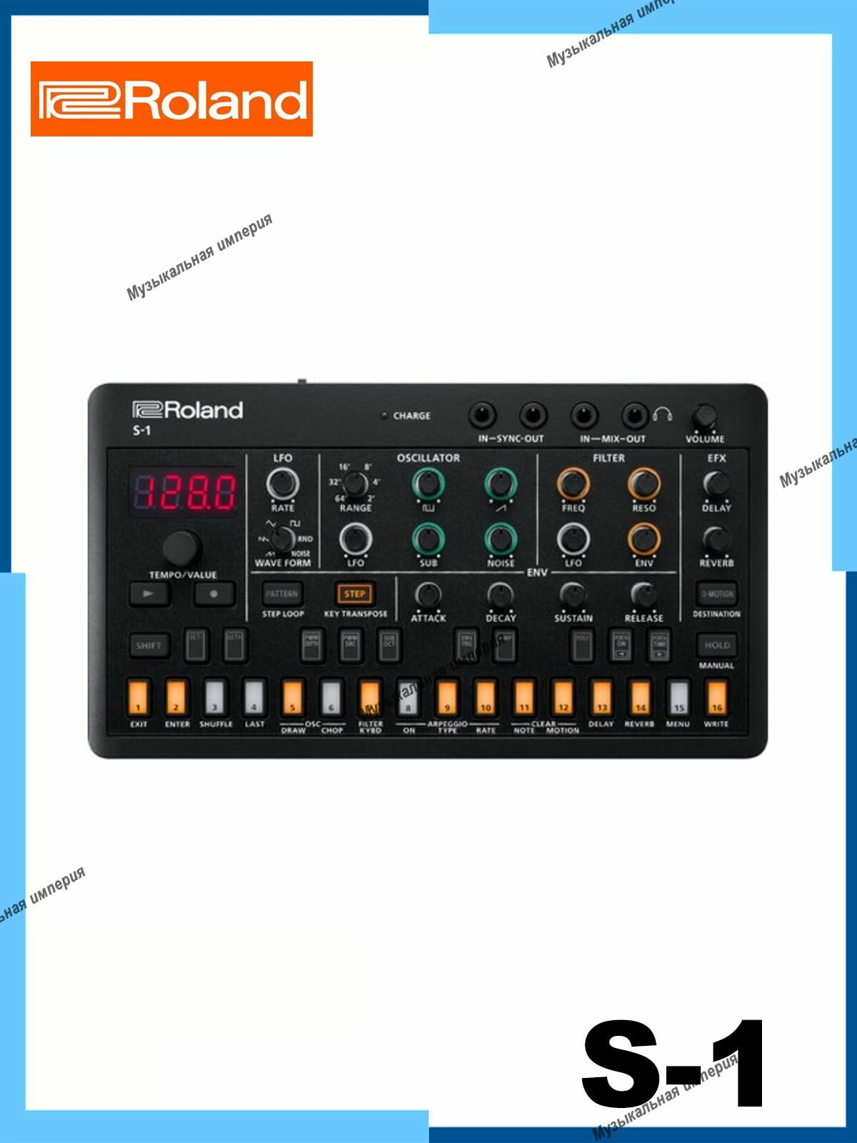 Roland AIRA Compact S-1 Твик Синтезатор Портативные музыкальные аксессуары для студийных синтезаторов
