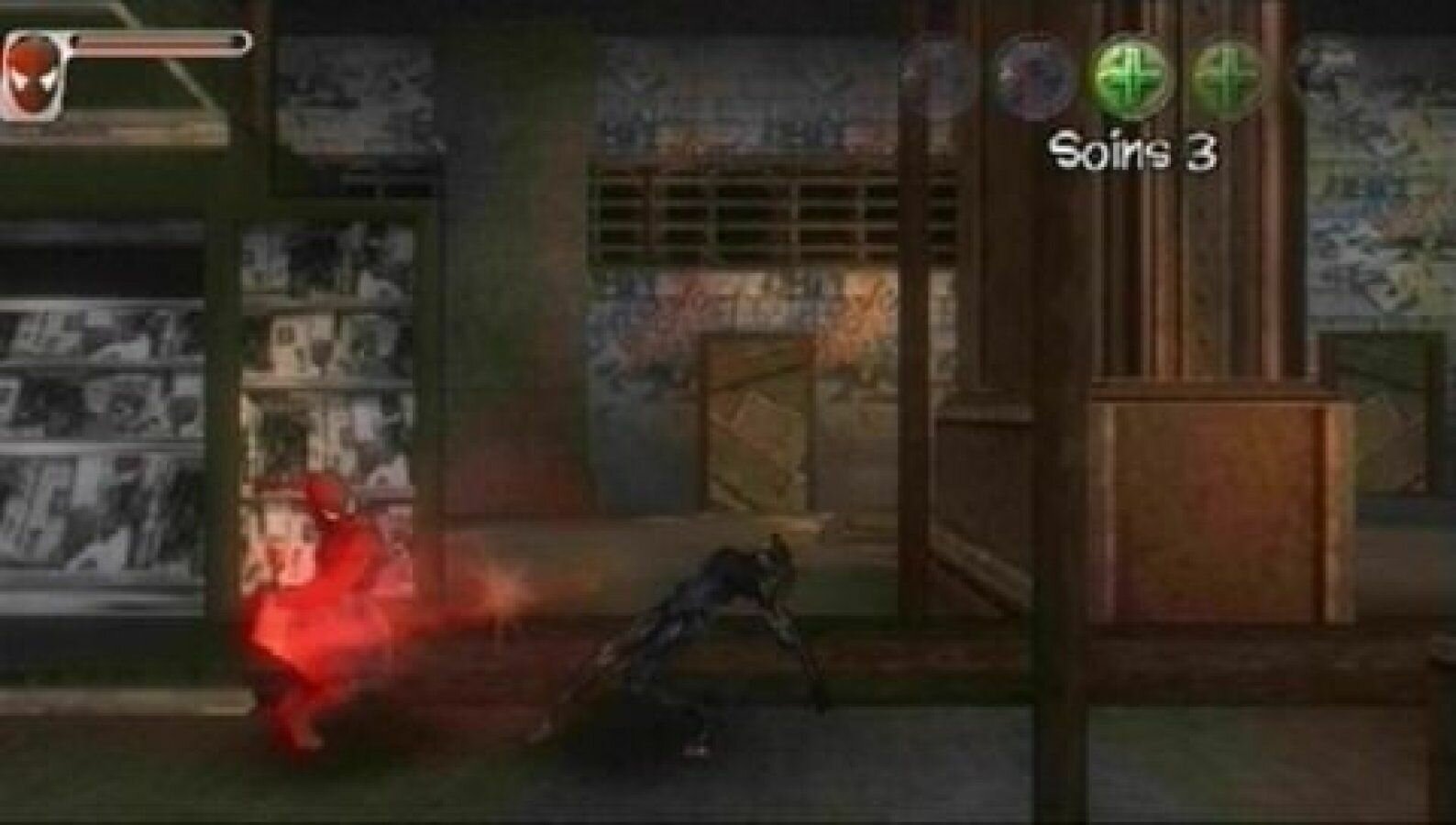 Игра Spider-Man (Человек-Паук) Web of Shadows PSP Диск на PlayStation Portable Английская версия