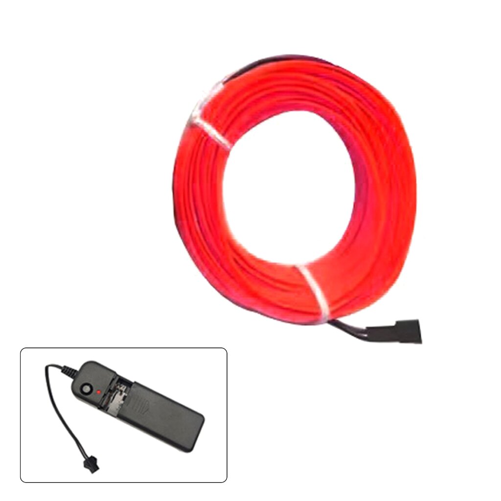 1 светодиодная панель освещения салона автомобиля со светодиодной подсветкой-красный-3-метровый кабельный аккумуляторный отсек