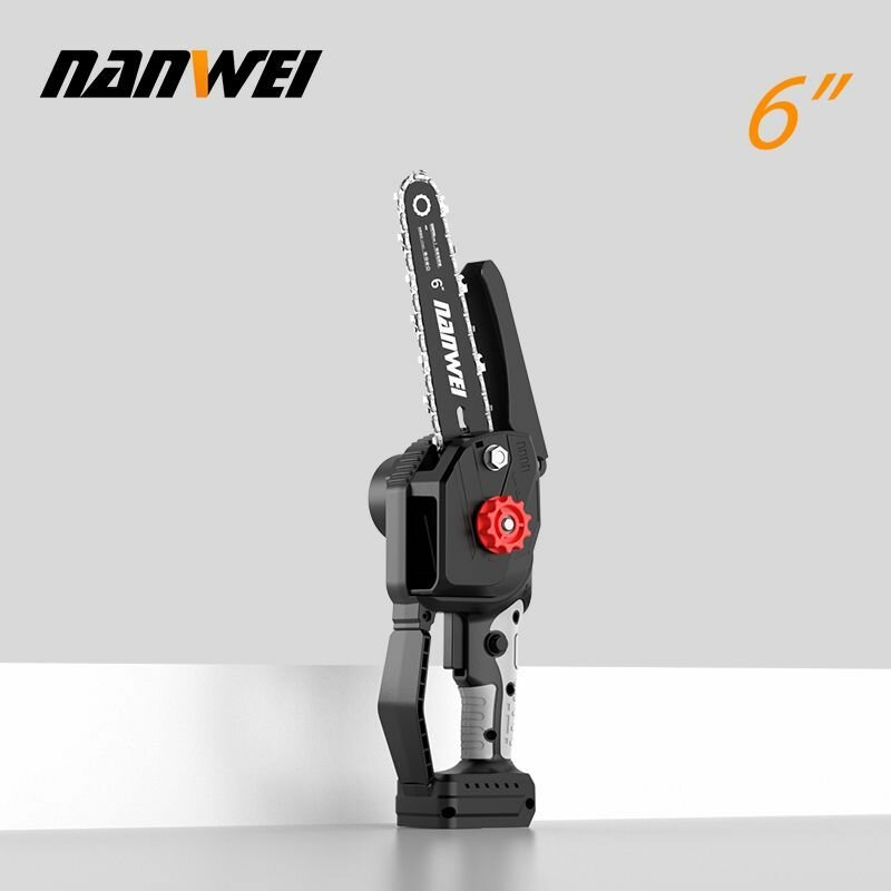 Цепная пила NANWEI бесщеточная/21 В/автоматическая смазка/6"