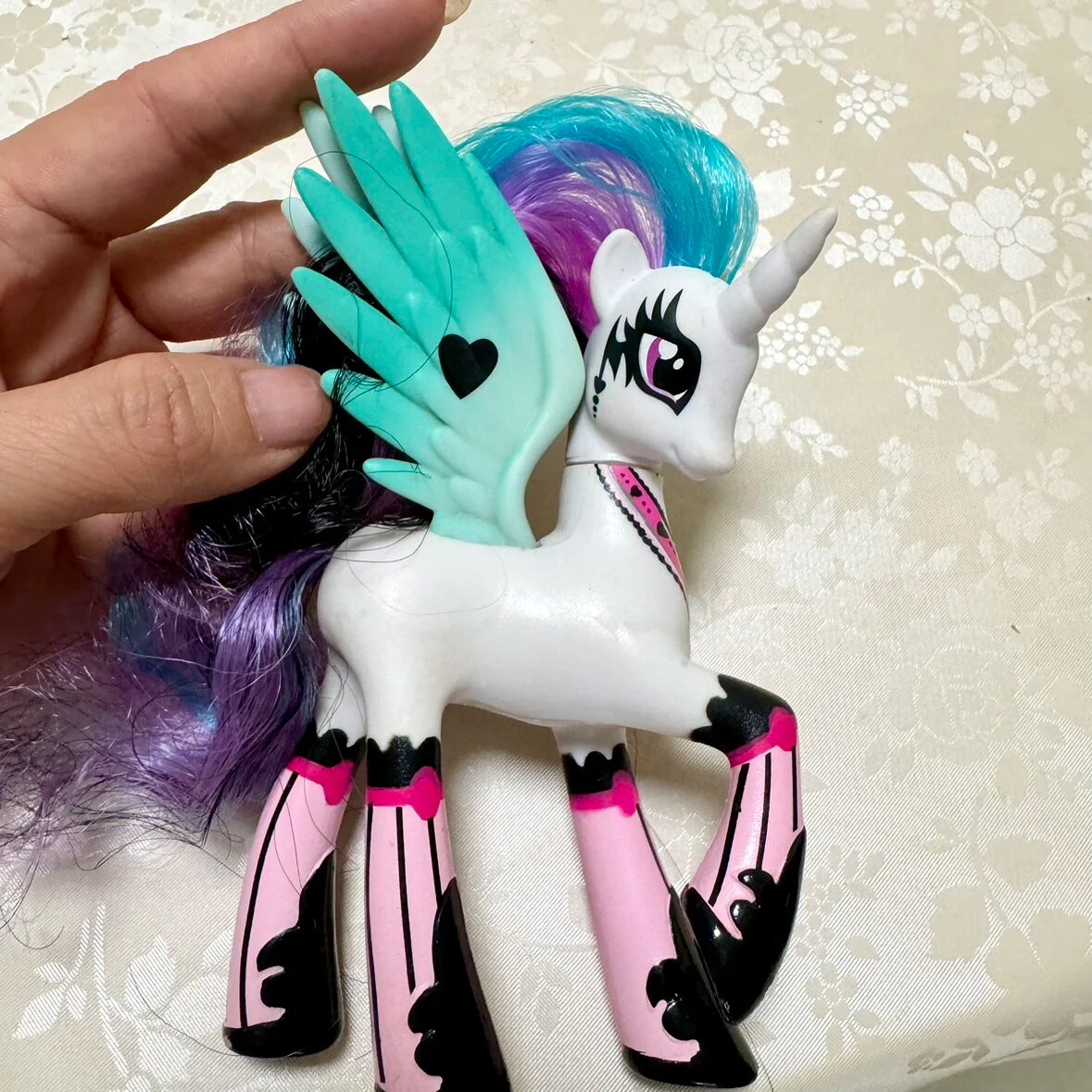 10 см Hasbro My Little Pony Twilight Sparkle Luna Princess Celestia Cadance Фигурки Красочные волосы Модель пони Игрушка Детский подарок, 88, Унисекс
