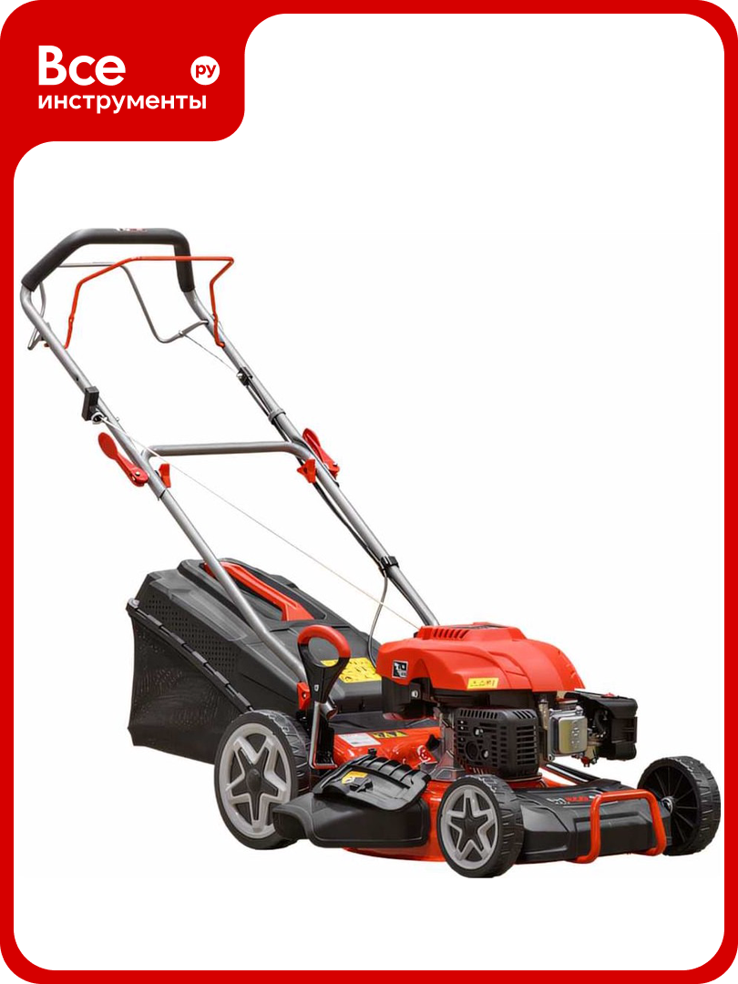 Бензиновая самоходная газонокосилка ECO LG-633, для ухода за газоном на частном участке