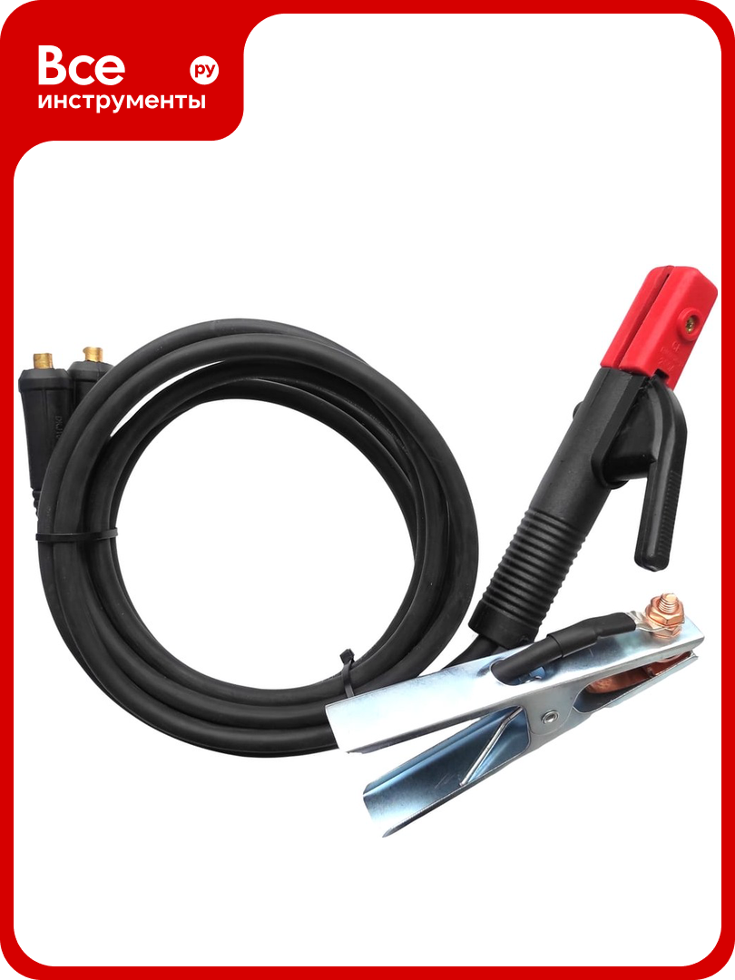 Комплект сварочных кабелей 5 м КГ 16 мм медь Профессионал 016, товара