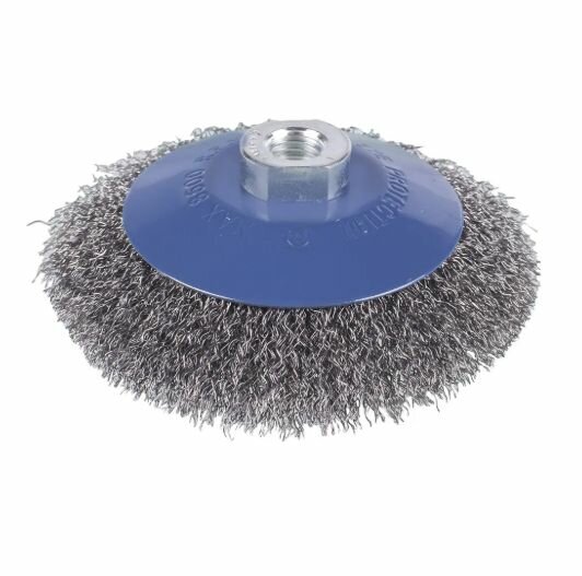 Щетка для УШМ дисковая Dexter 125 мм металлическая