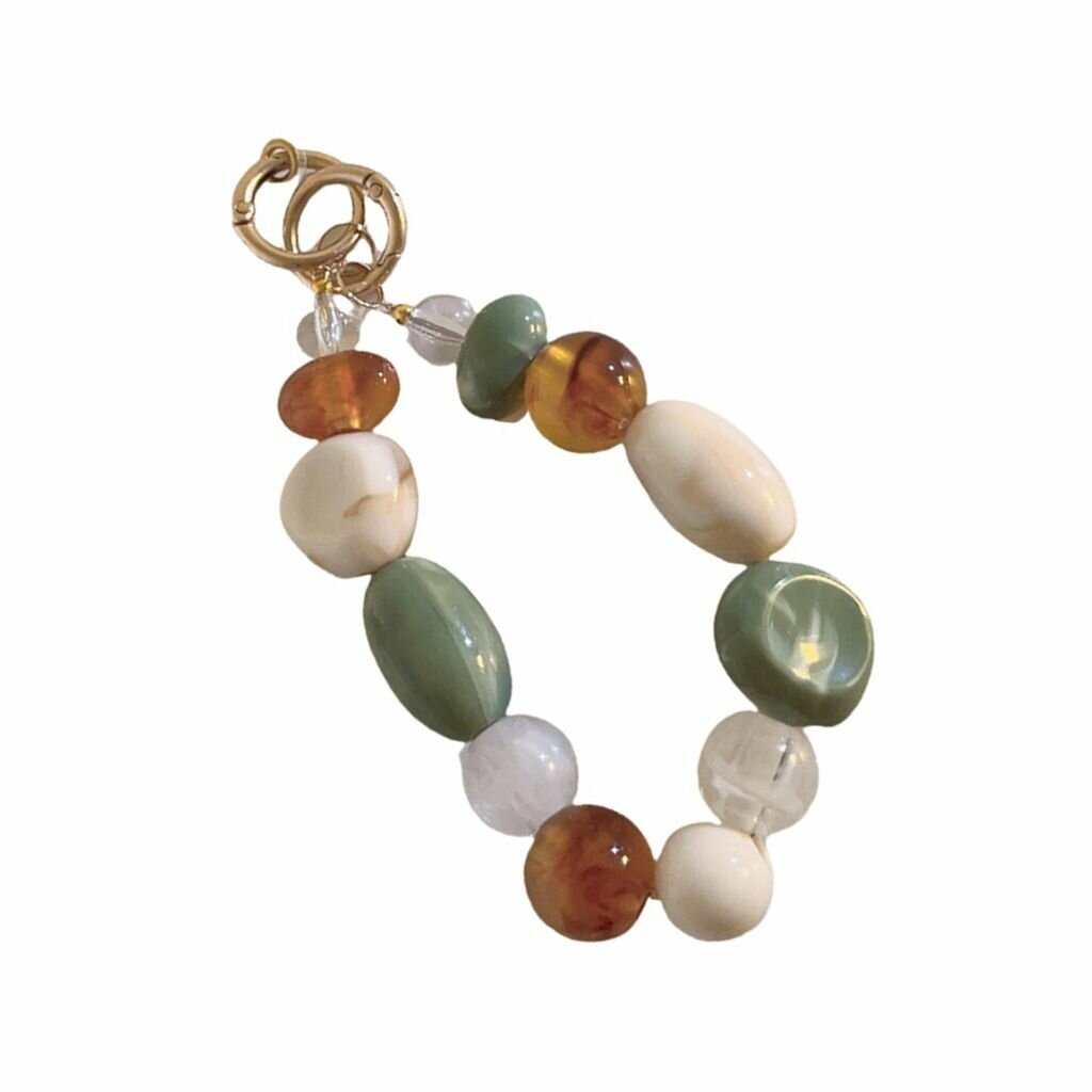 Брелок, Подвеска для рюкзака с клетчатым камнем для мобильного телефона