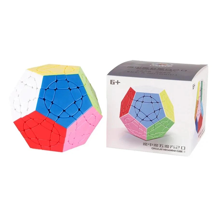 Кубик Megaminx 2.0, цветной