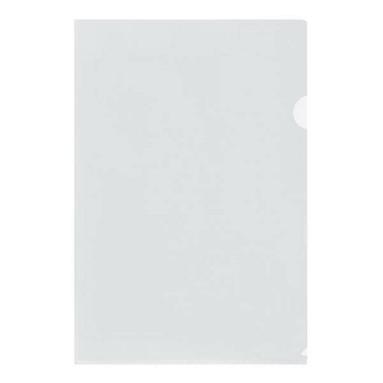 Папка-уголок 1 шт LITE А4, пластик 100 мкм, прозрачная