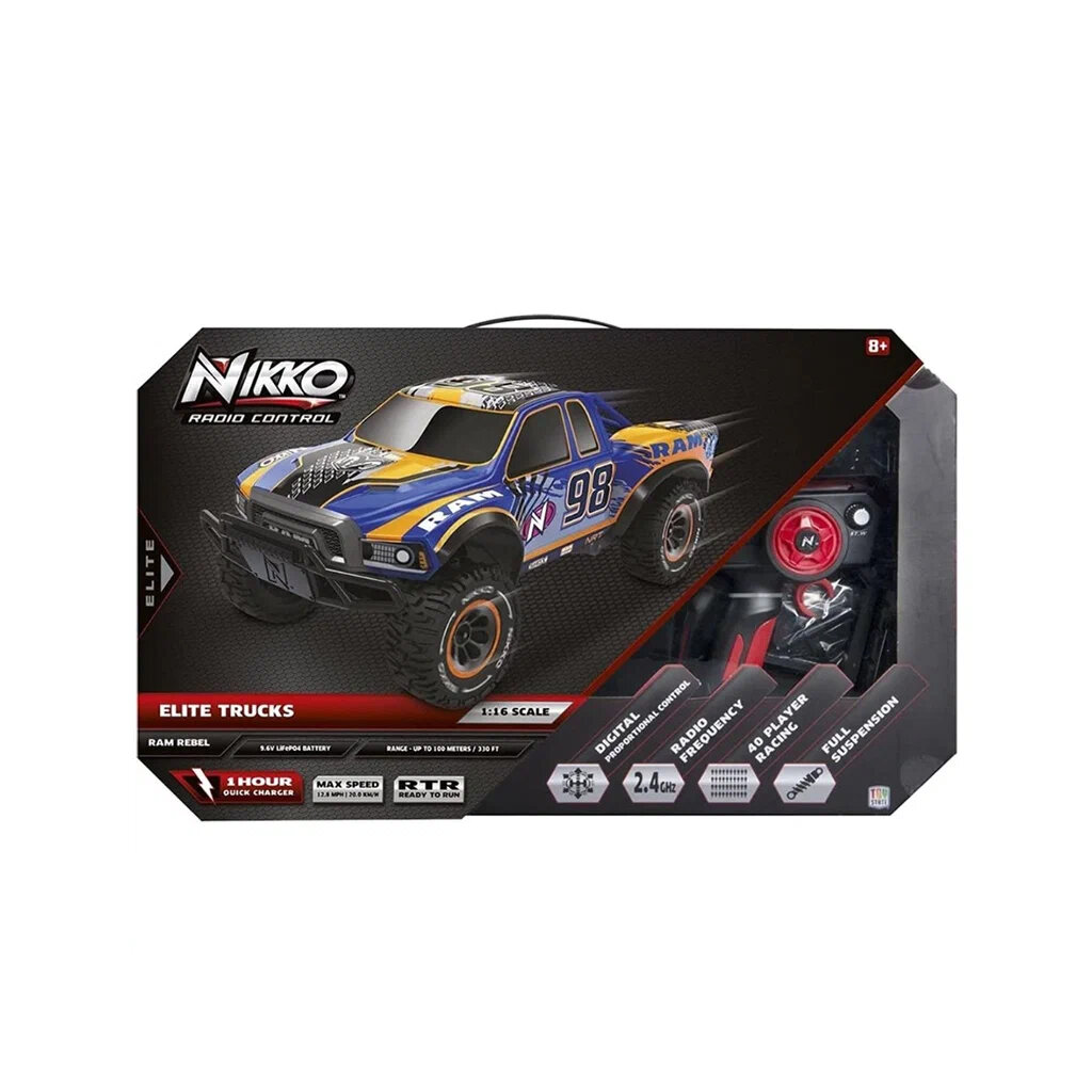 Toy State Nikko Remote Control Car Toy Dodge Ram Rebel/ Детский Электронный Внедорожный Игрушечный Автомобиль