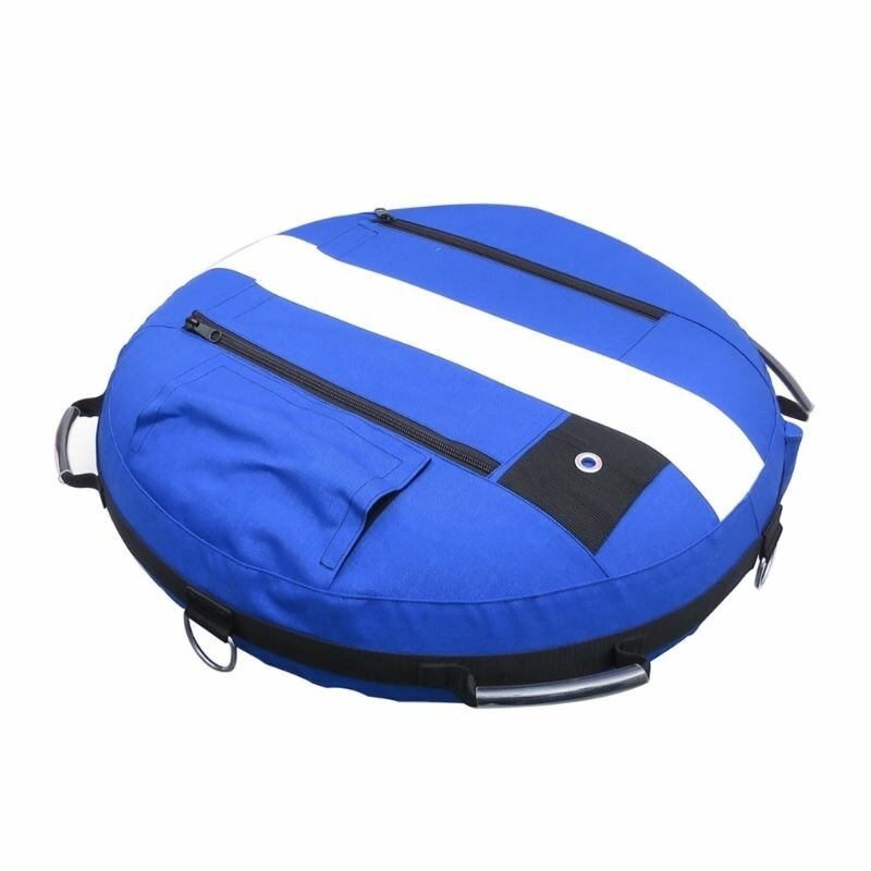 (1шт) Буй для подводного плавания SMB круглый морской сигнальный шар на поверхности моря-синий без флага