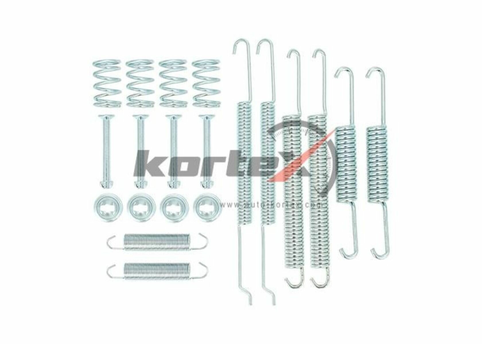 Ремкомплект Барабанных Колодок Skoda Octavia 95-04/Roomster 06-/Vw Caddy 95-04(Kortex Kbd015)
