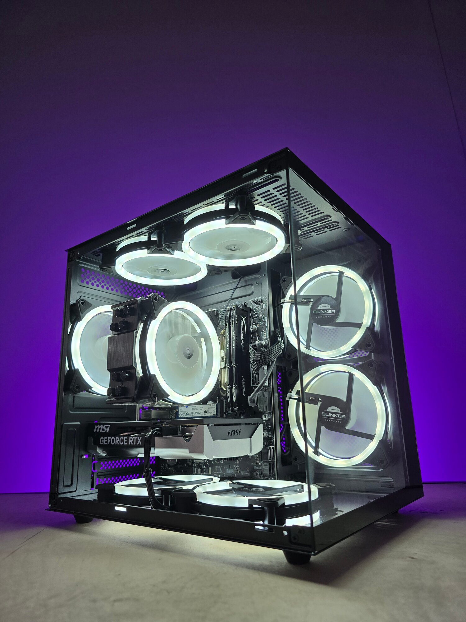 Мощный игровой ПК Bunker Comp RTX 5060 i5 14400f 16gb 1024gb ssd m2