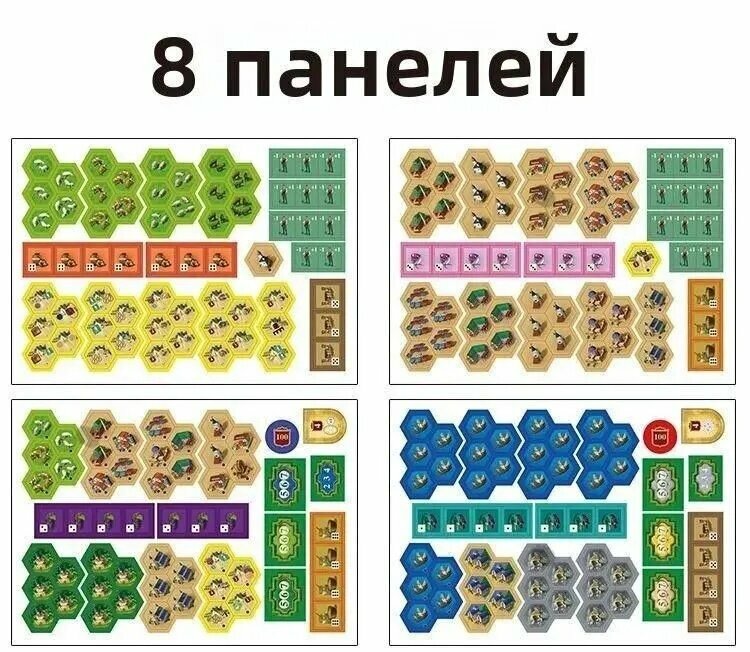 Настольная игра The Castles of Burgundy Deluxe Edition для 2-4 игроков со временем игры 30-90 минут идеально подходит для семейных и дружеских посиделок.