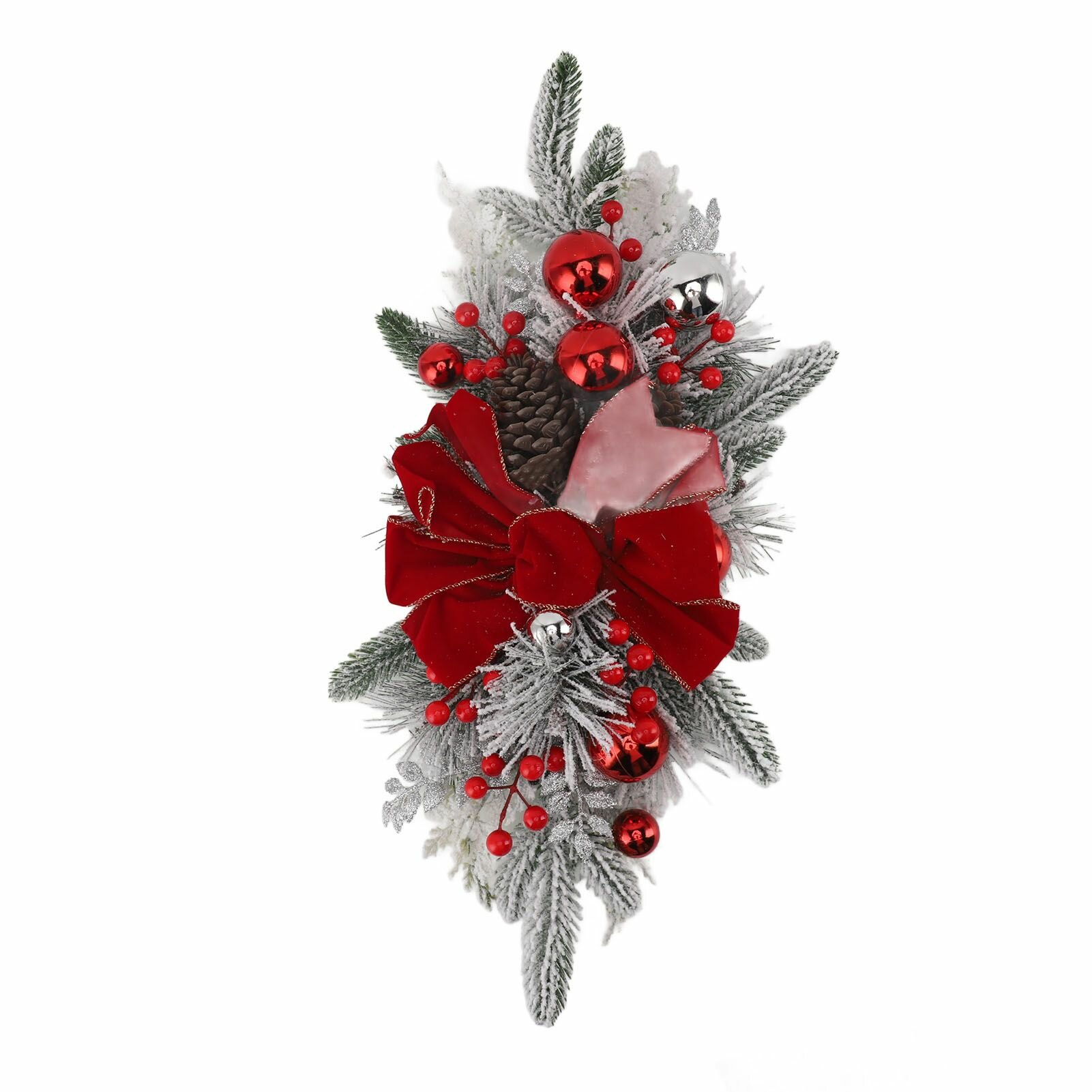 60x30 см рождественский лестничный декор из ПВХ, без подсветки, для стены