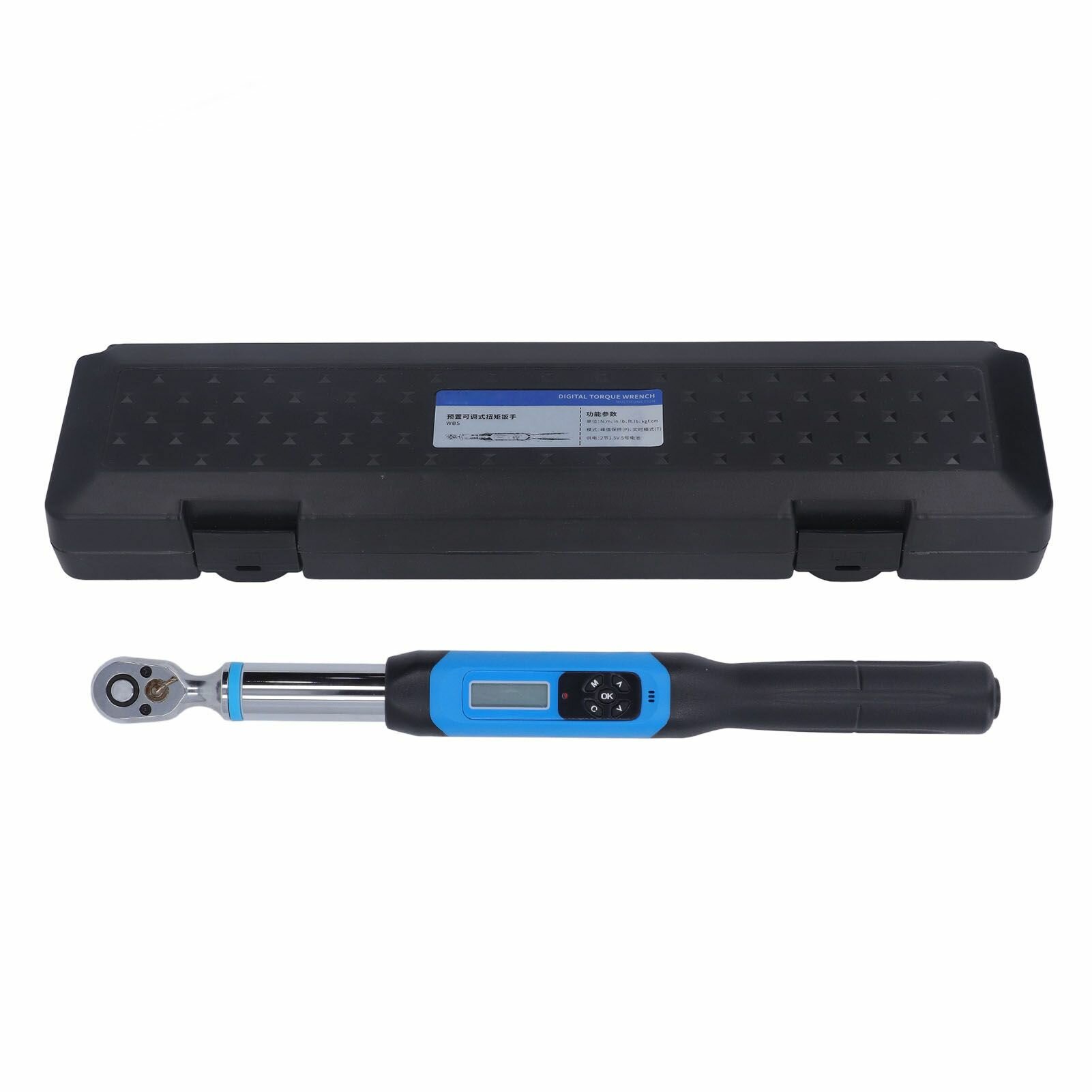 Цифровой торсионный ключ 3/8 дюйма, двойная регулировка, 3 режима, электронный