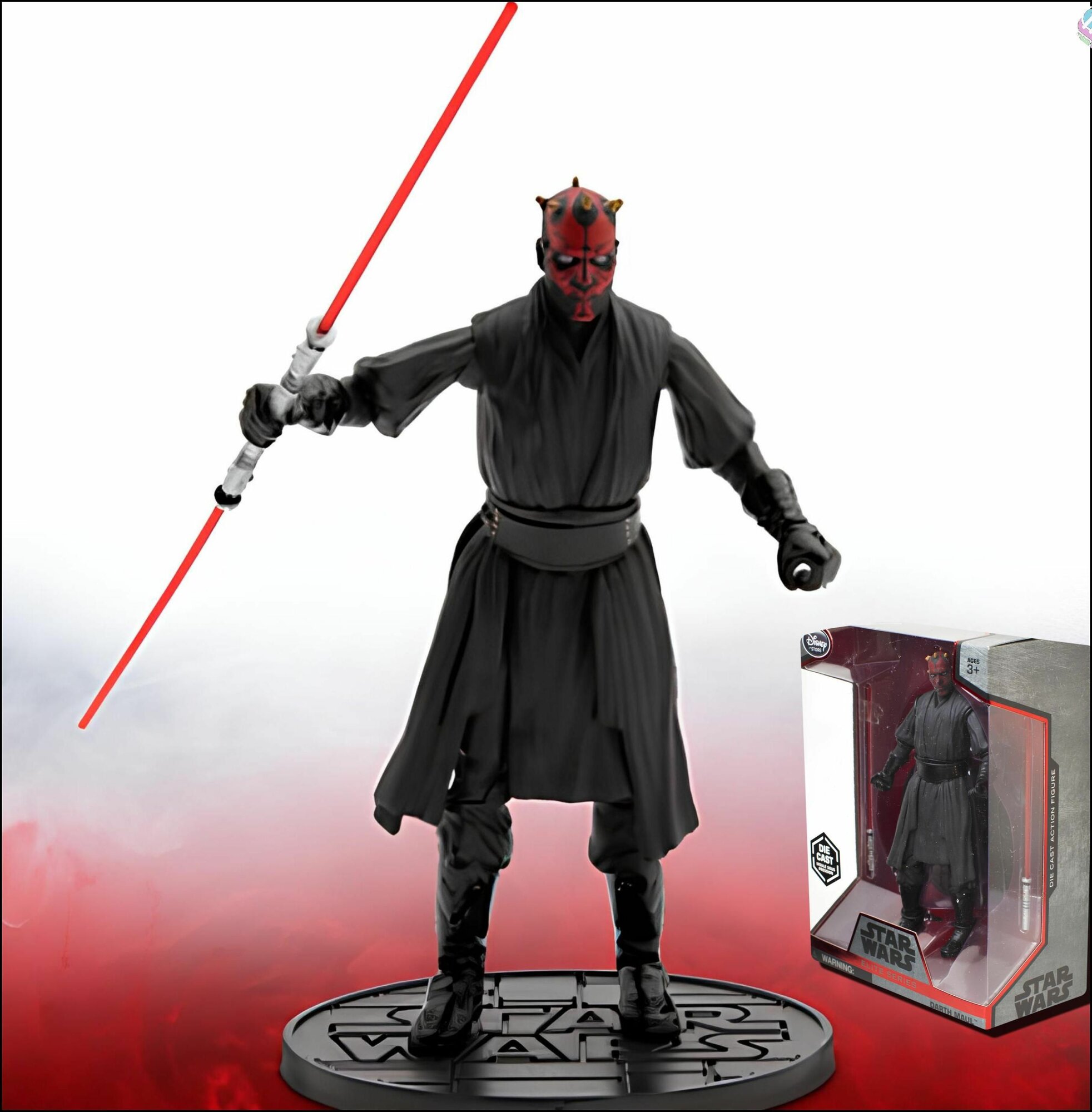 Металлическая фигурка Звездные Войны Дарт Мол / Star Wars Darth Maul elite series (16см)