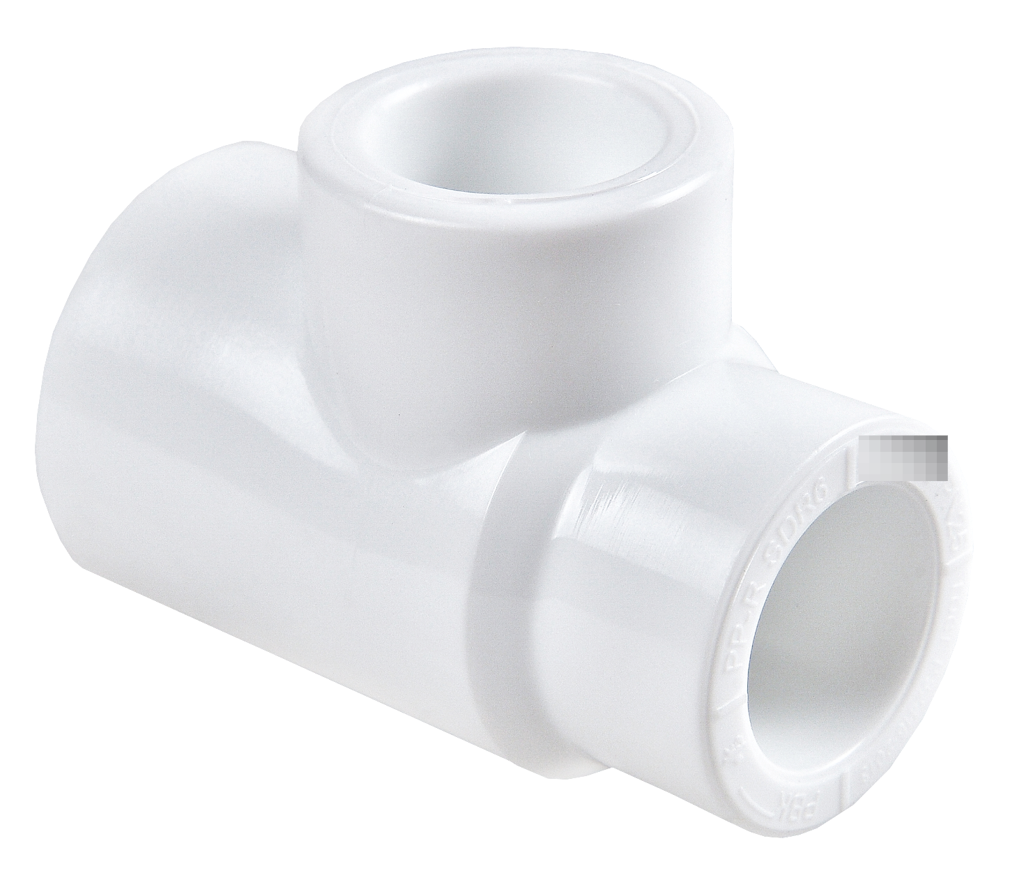 Тройник РВК переходной для труб под сварку, полипропиленовый, белый, диаметром 32/40мм / водоснабжение