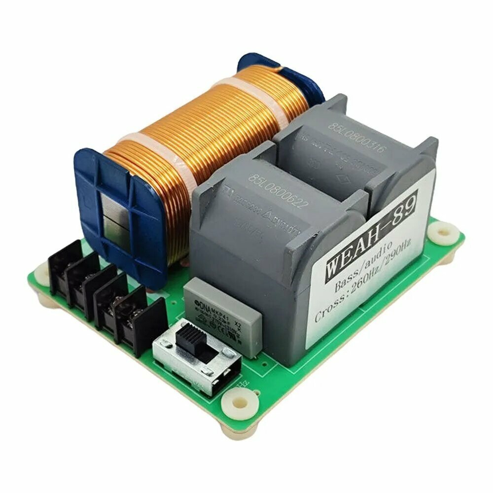 Кроссовер WEAH-89 для сабвуфера, фильтр НЧ с мощностью 1500 Вт, верхняя частота 290 Гц