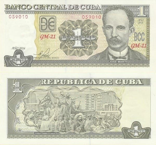 Куба 1 песо 2006-2020 Фидель Кастро и его люди входят в Гавану UNC