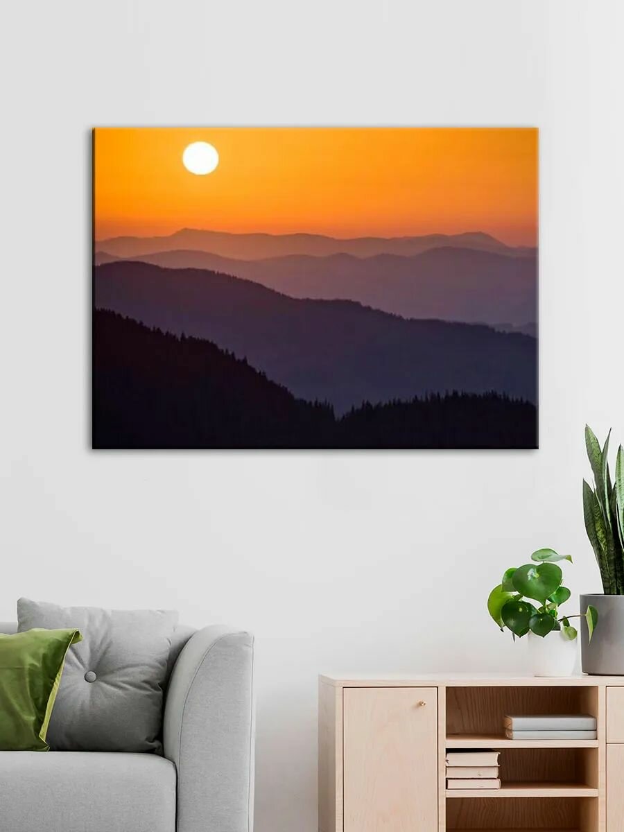 Картина на стену "Горы", 70х50 см