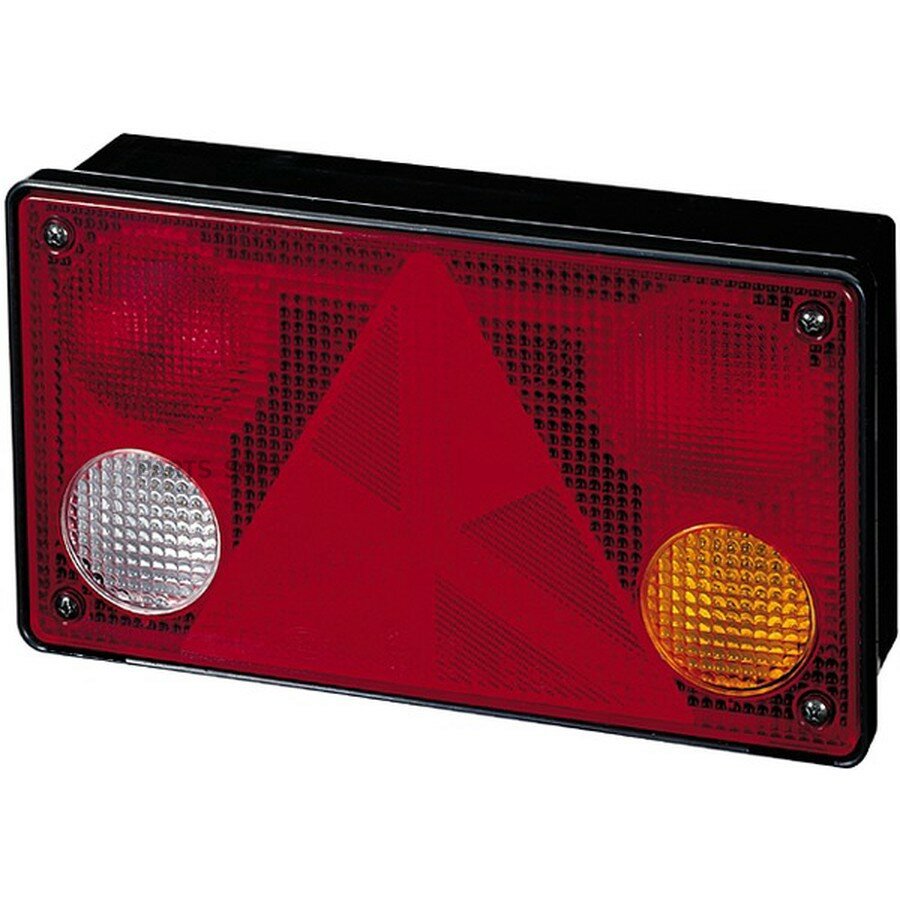 Фонарь задний! правый красный прямоуг. с треугольн. прицепа\ DAF, Krone, Schmitz от официального дистрибьютора, BEHR-HELLA, артикул 2VP340400121