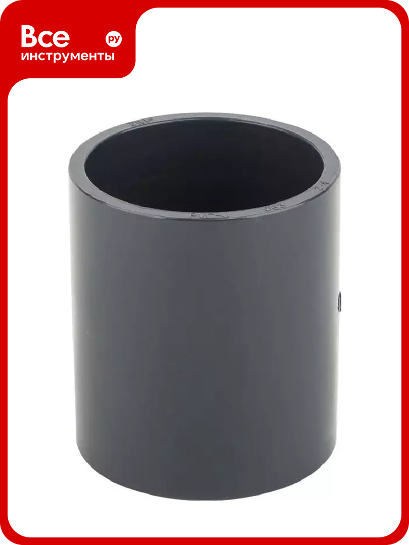 Клеевая муфта НПВХ AQUAVIVA DN 110 PN16 MAD1100 41102, клеевого соединения