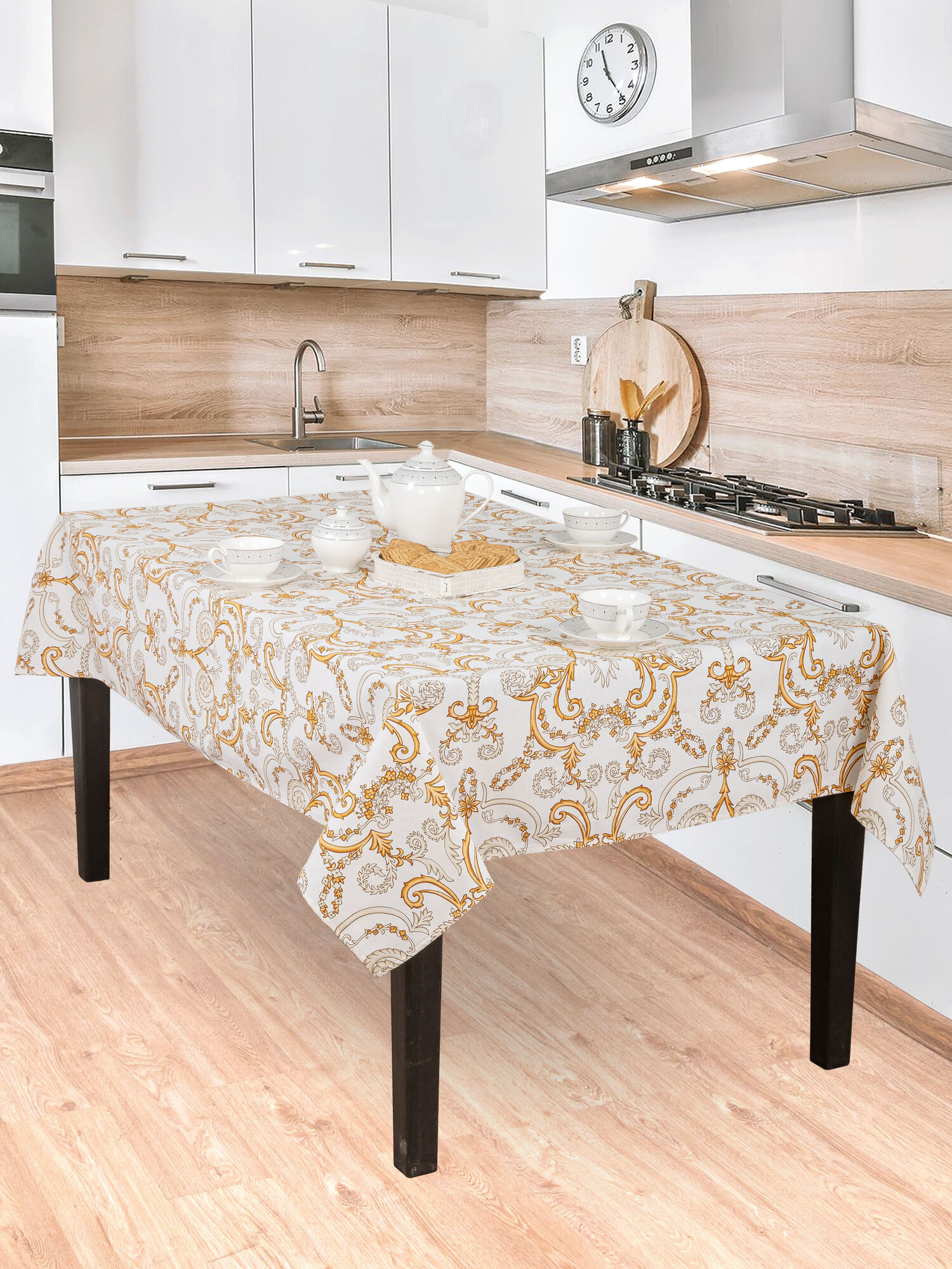 Итальянская скатерть на стол 140х180 см, Vingi Ricami, 100% хлопок