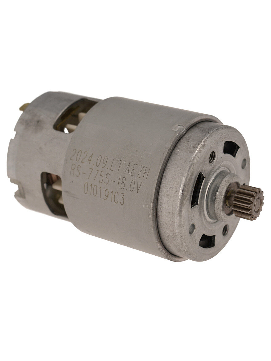 Двигатель 18В с ответной шестерней вал d4мм (большой) для шуруповерта MAKITA 8443D